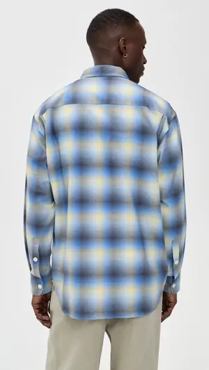 AARON LEVINE Shadow Flannel Shirt