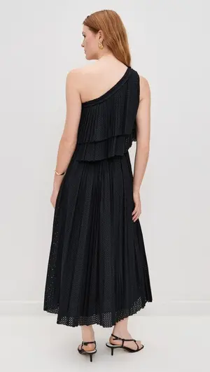 Ulla Johnson Agneta One-shoulder Midi Dress