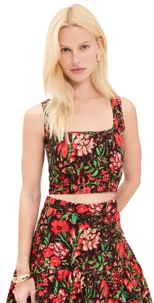 Hunter Bell Carissa Floral Bustier