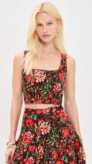 Hunter Bell Carissa Floral Bustier