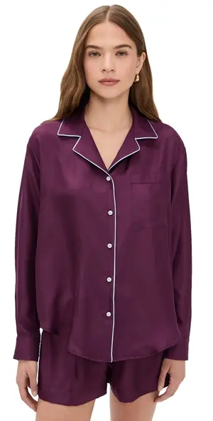Comme Si Notched Collar Shirt
