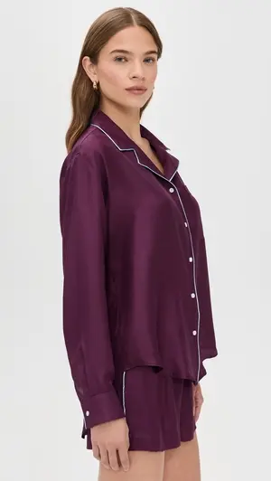 Comme Si Notched Collar Shirt