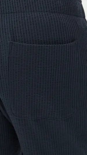 Vince Seersucker Knit Shorts