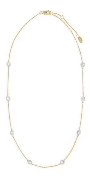 Shashi Emily Two-toned Necklace - Gold/silver