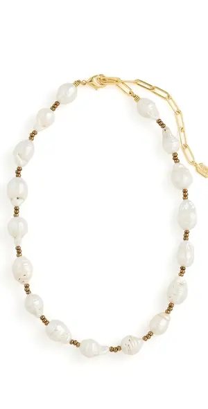 ELIZABETH COLE Perliza Necklace - Pearl