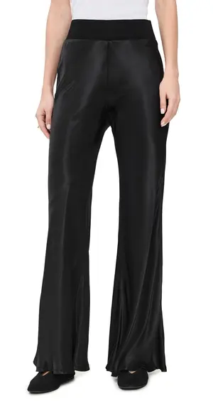 Enza Costa Bias Cut Satin Pants