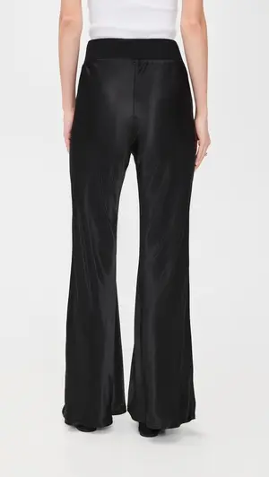 Enza Costa Bias Cut Satin Pants