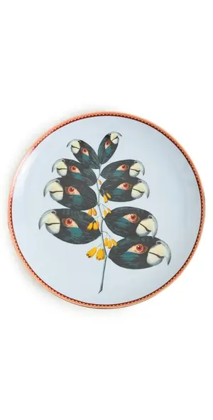 La DoubleJ Fantastic Creatures Porcelain Plate - Parrotstem