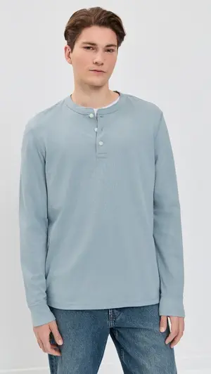Faherty Brand Waffle Henley