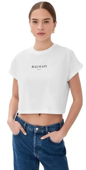 Balmain Short Sleeve T-shirts For Women