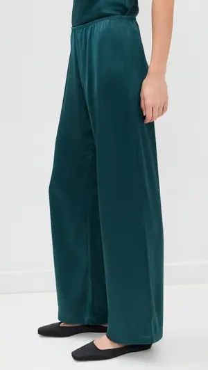 LESET Barb Wide-leg Pants - Pacific
