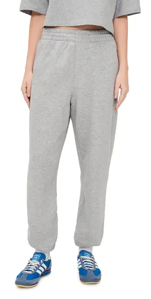 Adidas Essentials Loose Fleece Joggers - Medium Grey Heather