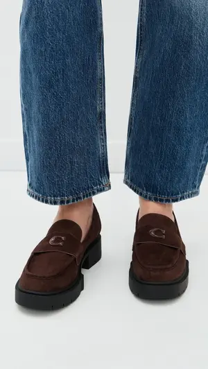 COACH Leah Suede Loafers