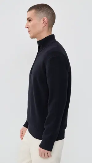 Nn07 Danny Half Zip Sweater - Navy Blue