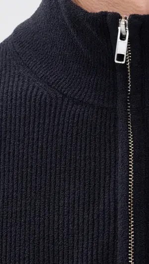 Nn07 Danny Half Zip Sweater - Navy Blue