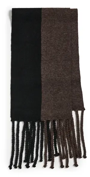 LE BOP Azura Scarf Chocolate/black