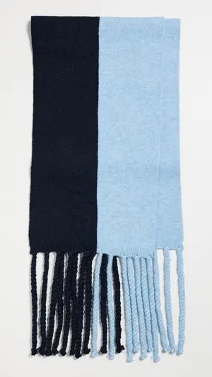 LE BOP Azura Scarf - Ice Blue/navy