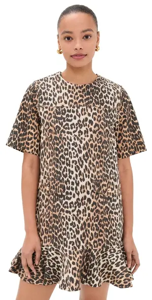 Ganni Animal Print Tops