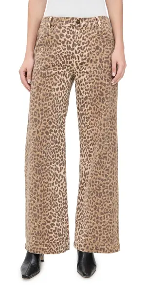Xirena Nixon Leopard Print Pants