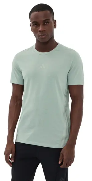 Adidas Designed For Training 3 Stripe Workout Tee