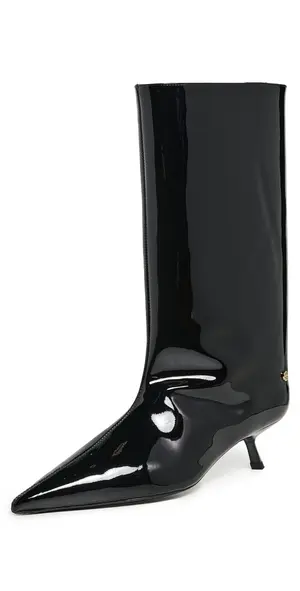 Women's Patent Leather Thigh High Boots