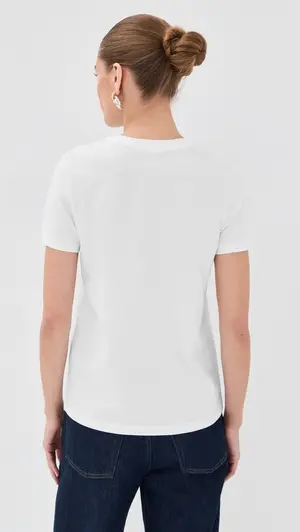 Balmain Vintage Logo Print T-shirt - Blanc/noir