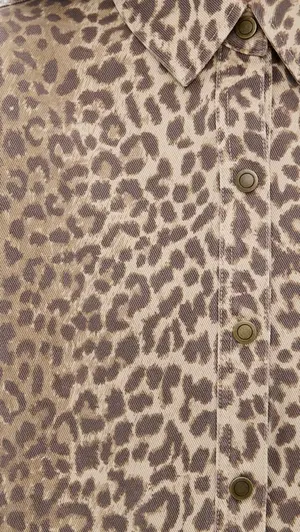 Xirena Gia Leopard Print Shirt