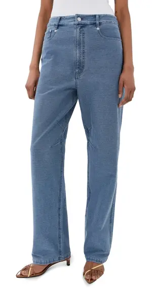 Tibi Denim Interlock Mica Jeans