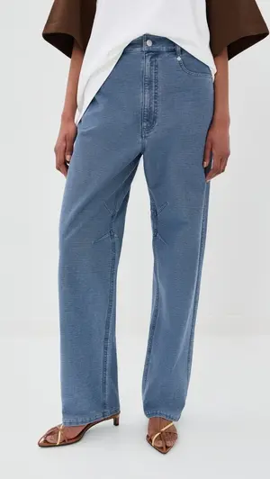 Tibi Denim Interlock Mica Jeans