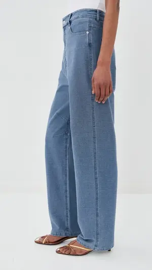 Tibi Denim Interlock Mica Jeans