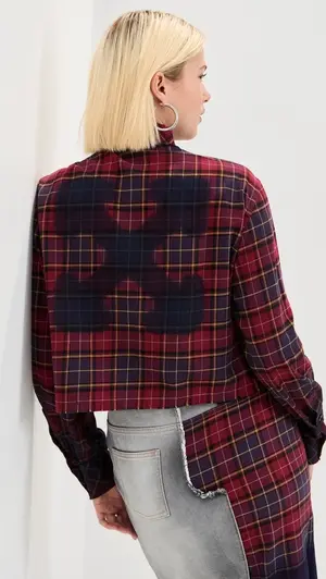 Off-White Check Flannel Arrow Shirt