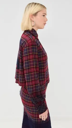 Off-White Check Flannel Arrow Shirt