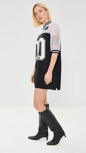 Off-White Vi Sat 00 Bling Football Mini Dress