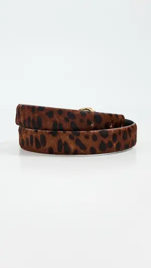 Madewell Inez Leopard Print Belt