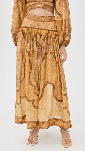 Zimmermann Wanderlust Maxi Skirt
