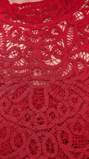 Sea Adelina Battenberg Lace Long Sleeve Dress