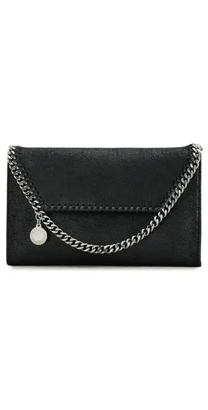 Stella McCartney Falabella Wallet With Chain - Black
