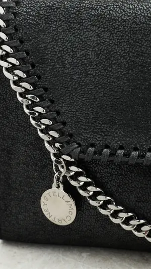 Stella McCartney Falabella Wallet Crossbody Bag - Black