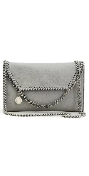 Stella McCartney Falabella Wallet With Chain - Light Grey
