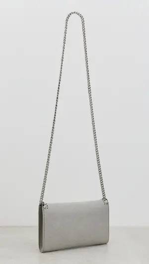 Stella McCartney Falabella Wallet Crossbody Bag - Light Grey