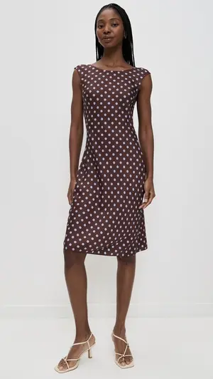 Posse Leo Polka Dot Midi Dress