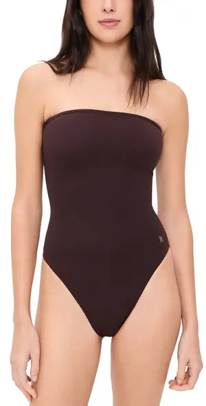 Eterne Kaia Bandeau One Piece - Espresso