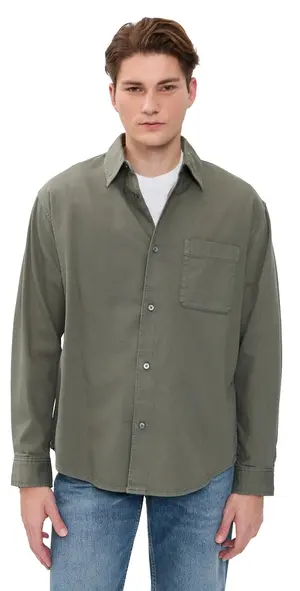 Men's Button Placket Overshirts