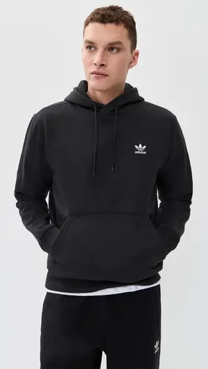 Adidas Trefoil Essentials Hoodie - Black