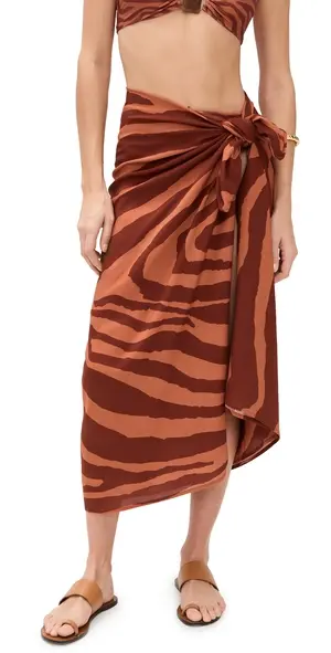 VIX PAULA HERMANNY Sundown Printed Sarong - Multi