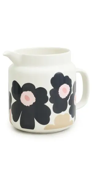 Marimekko Oiva Unikko Stoneware Pitcher