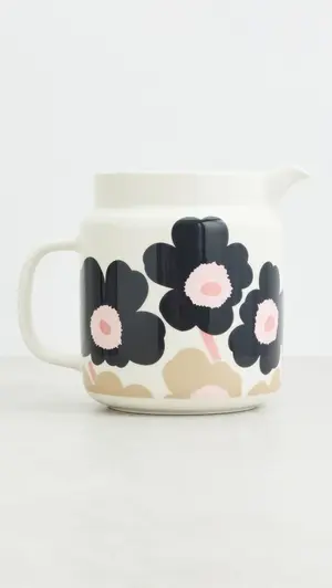 Marimekko Oiva Unikko Stoneware Pitcher