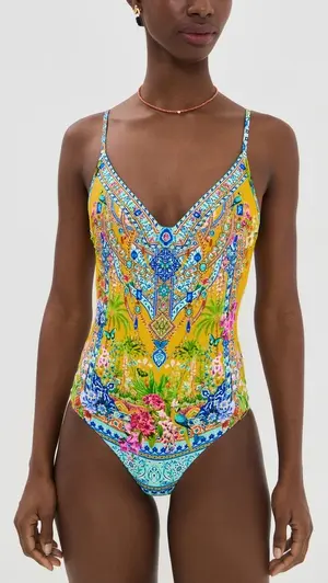 Camilla V-neck One-piece Swimsuit