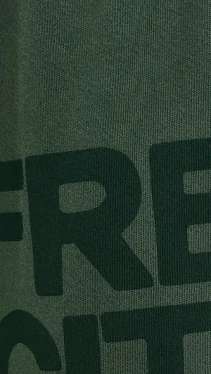 FREECITY Logo Print Joggers - Cactus