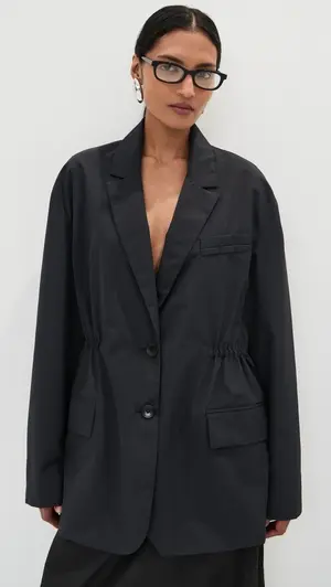 Tibi Tech Suiting Anorak Blazer